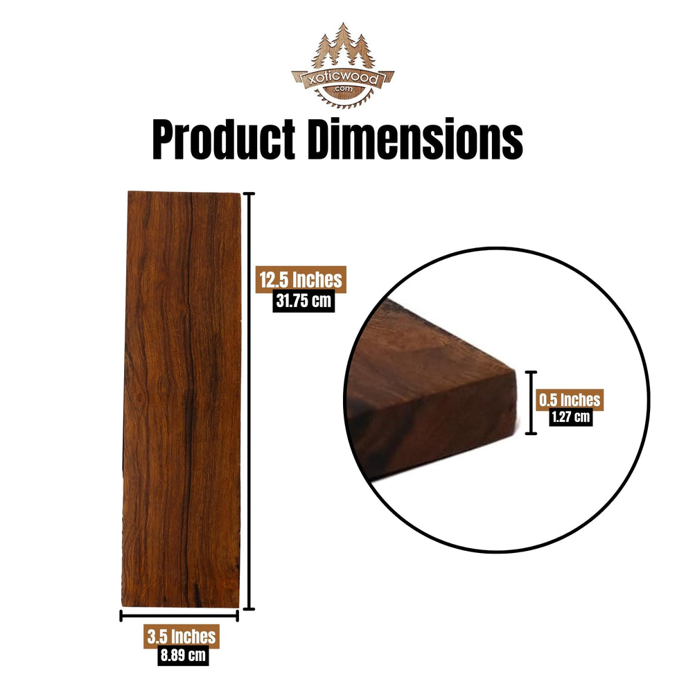 Bookmatched Ironwood Knife Handle Scales - Natural Wood – xoticwood